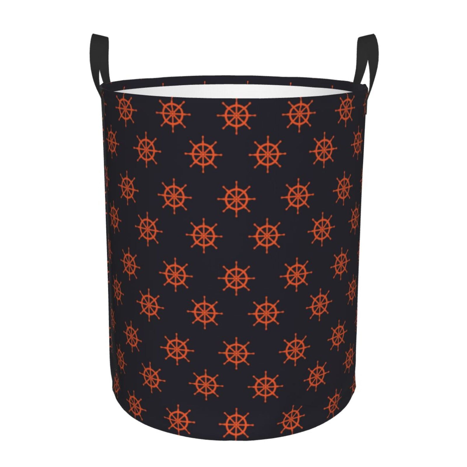 Marine Pattern Laundry Basket, Laundry Hamper Waterproof Laundry Bag ...