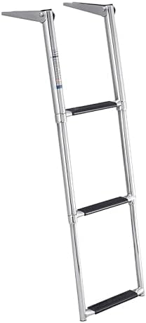 Marine – Over Platform Telescoping Boat Ladder | 4-Step Folding 304 ...