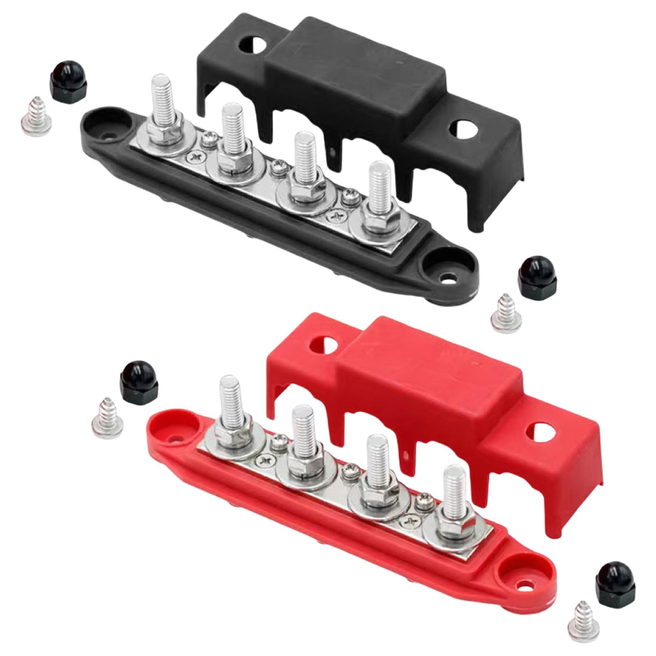 Marine Power Distribution Terminal Block with Cover and M10 Posts ...