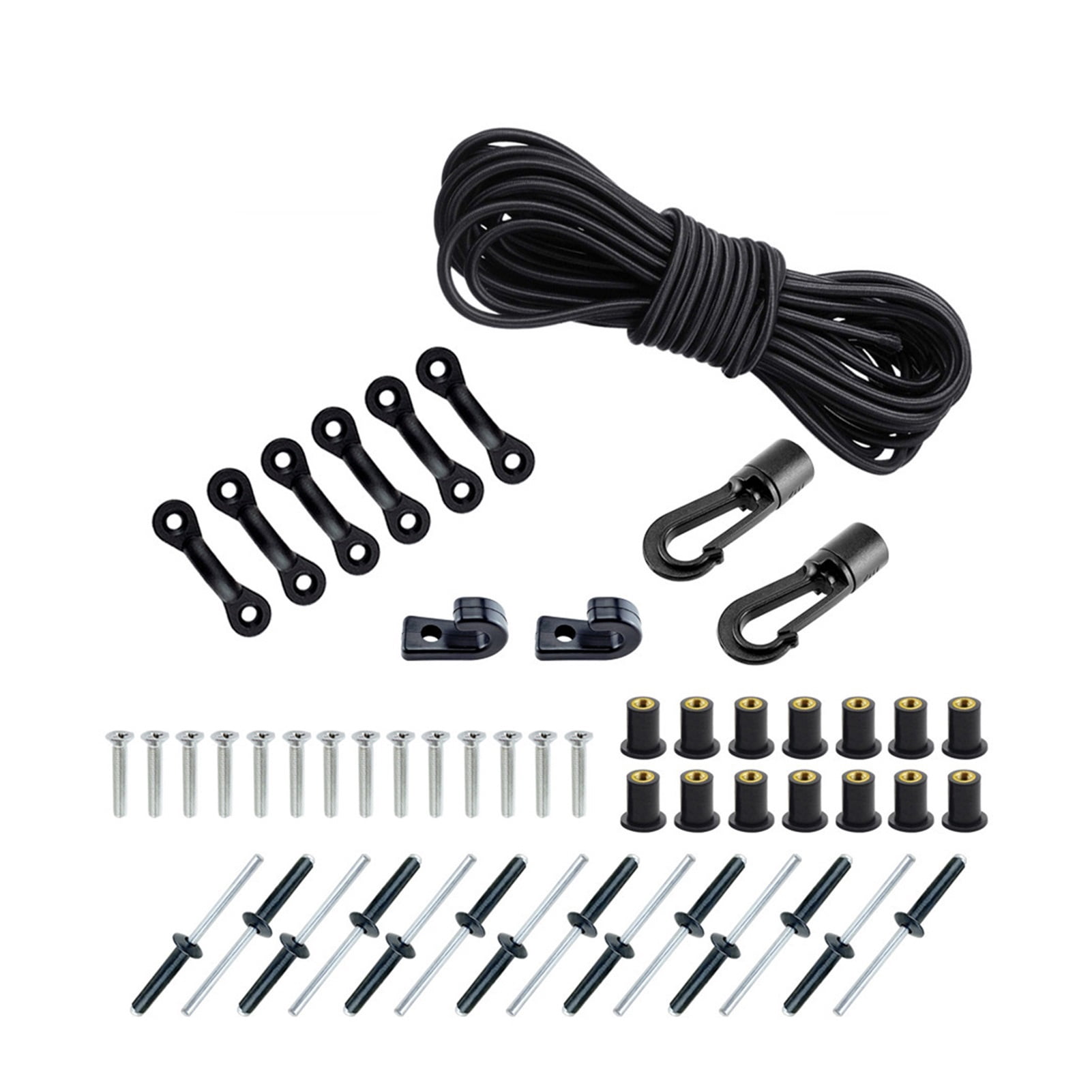 Marine Products Expanded Deck Rigging Kit Accessory Elastic Rope Bungee ...