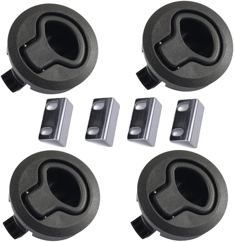 Marine Push Pull Lock,Sovob round head Flat Latch Marine Handle Ring ...