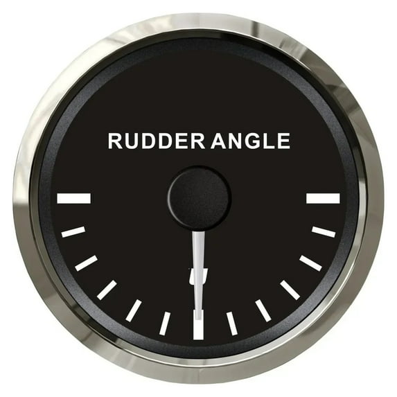 Marine Rudder Angle Gauge Boat Rudder Indicator 87-900ohms 52mm ...
