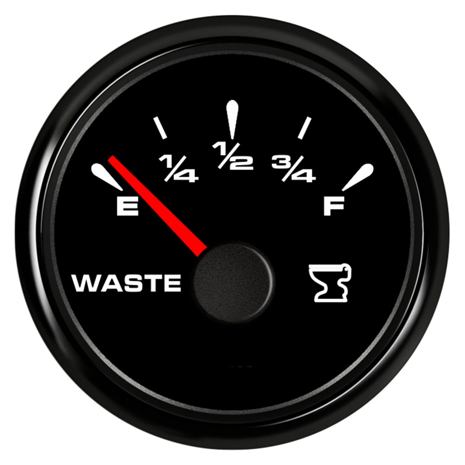 Marine Sewage Level Gauge 52MM 0-190ohm Boat Sewage Tank Level ...