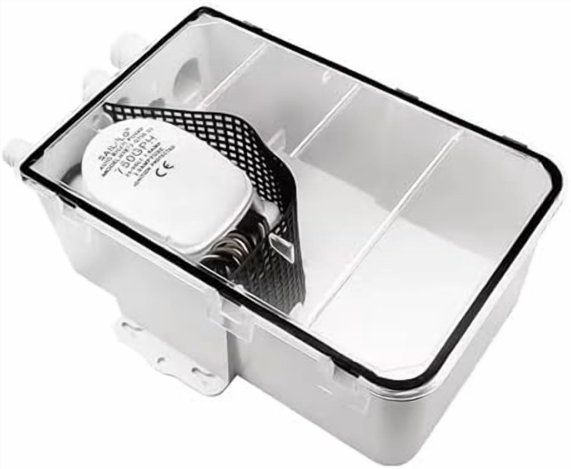 Marine Shower Sump Pump Kit System Drain Box-12V 750GPH Built-in ...