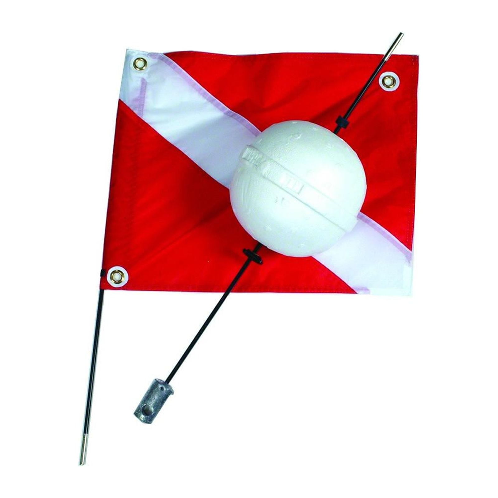 Marine Sports Flag/Float Combo 2PC W/Round Ball Float 2 Piece , 4668 ...
