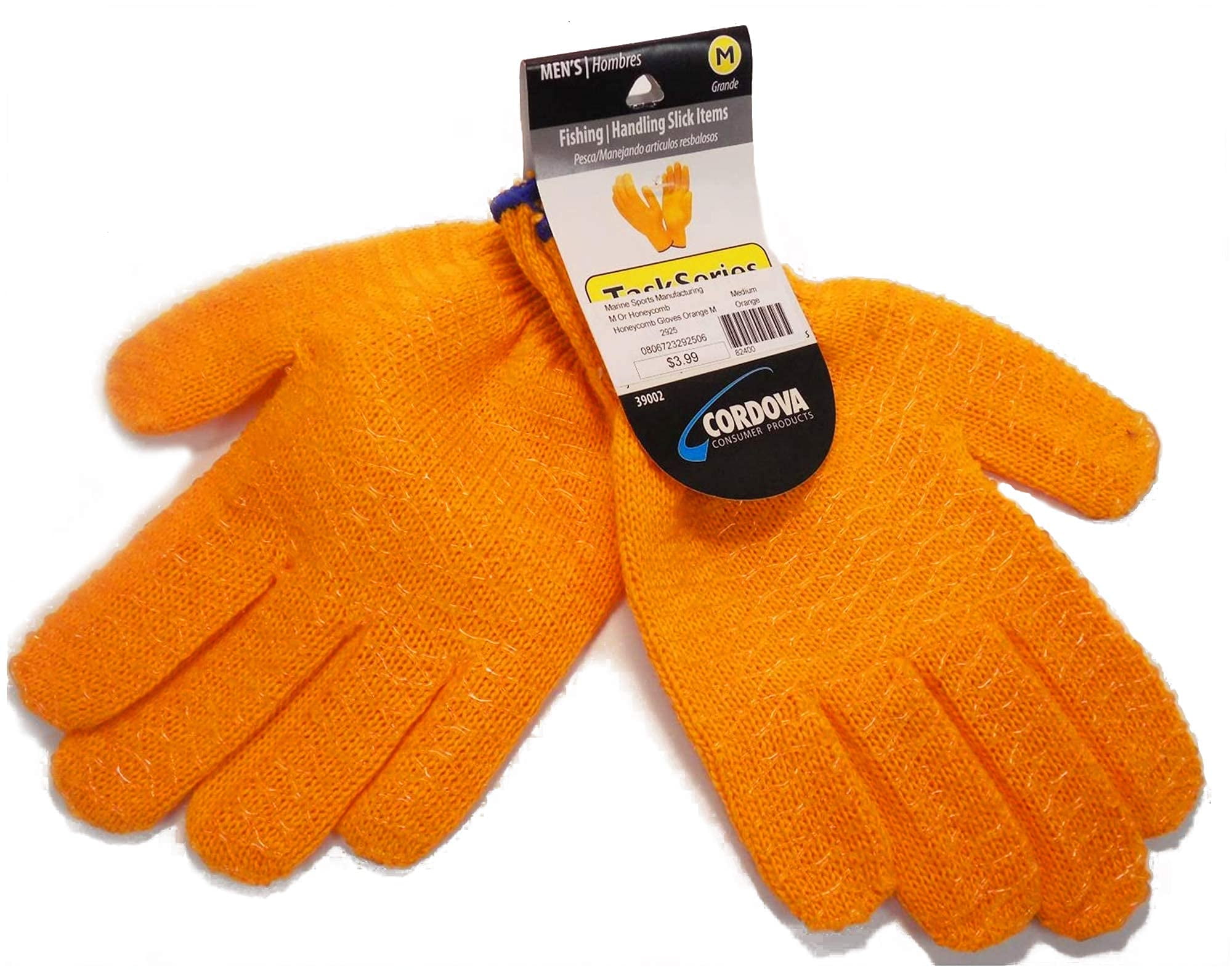 Marine Sports Honeycomb Lobster Gloves Orange (Large) - Walmart.com