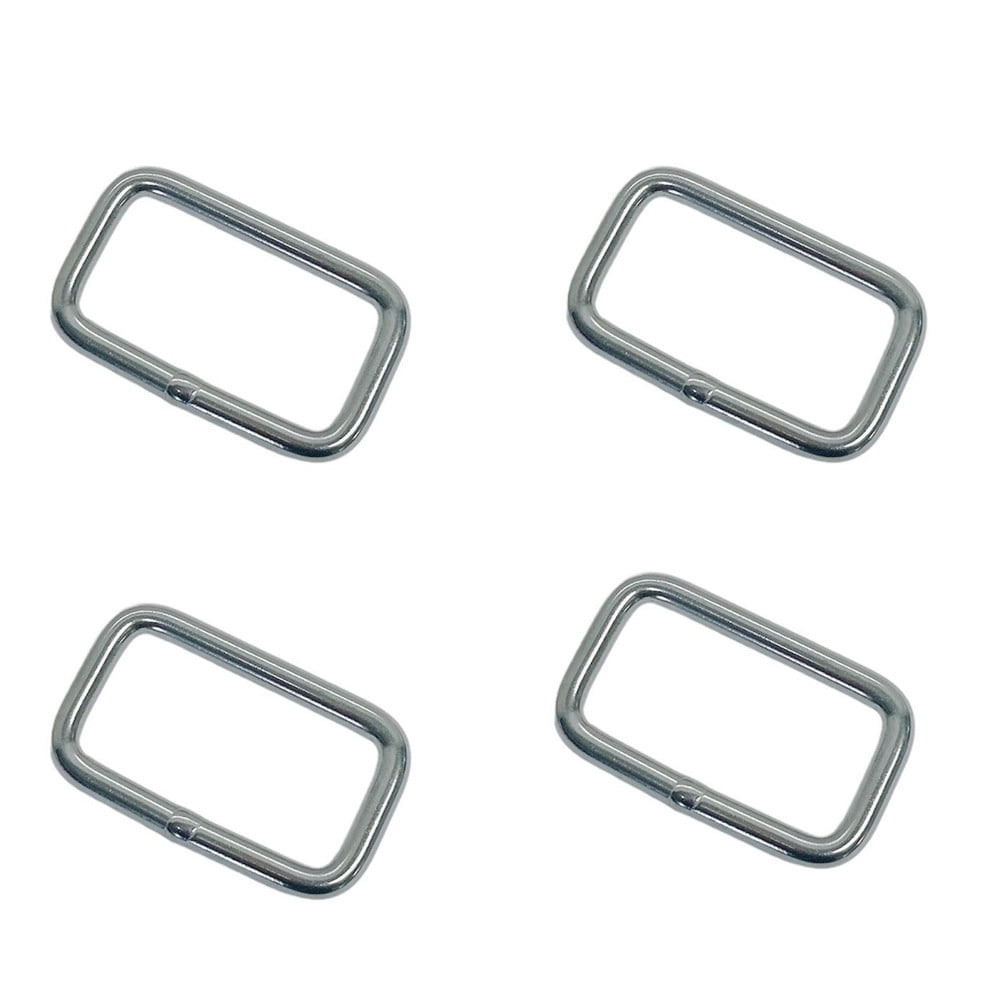 Marine Stainless Steel 3/16" Rectangle Ring 600 Lbs WLL Yacht Sailing 4 ...
