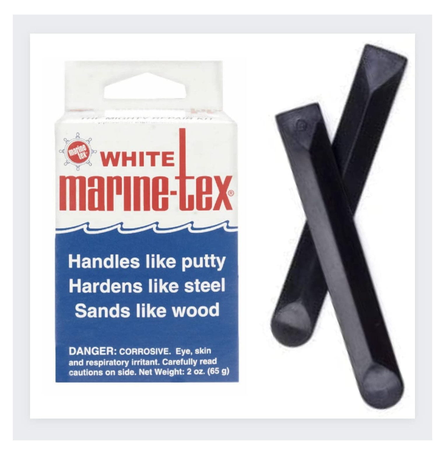 Marine Tex RM305K Epoxy White 2oz. + Mixing Sticks - Walmart.com