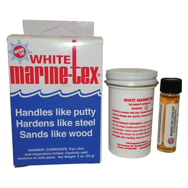 Marine-Tex RM305K Marine-Tex - White, 2 oz. - Walmart.com