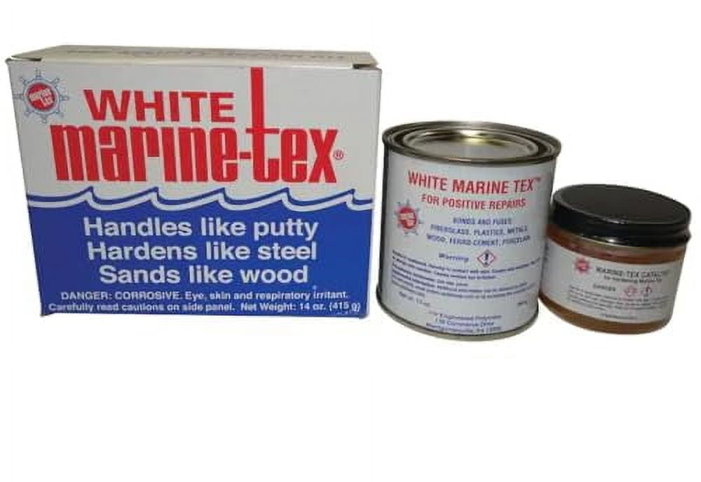 Marine Tex RM306K 1 Lb. White Marine Tex Kit Made by RM305K - Walmart.com