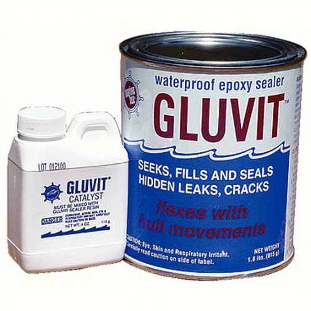 Marine Tex RM330K Gluvit Epoxy Sealer Quart, Seal Repair Liquid Sealant ...