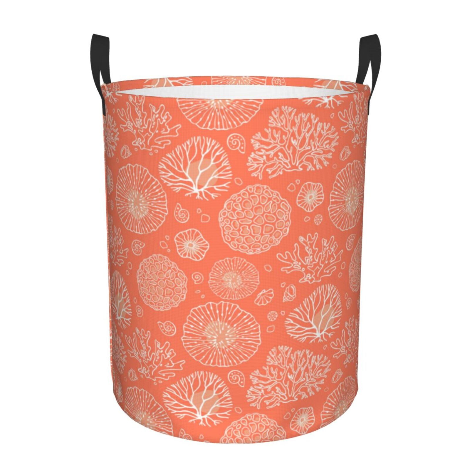 he Marine Theme With Corals Laundry Basket, Laundry Hamper Waterproof ...