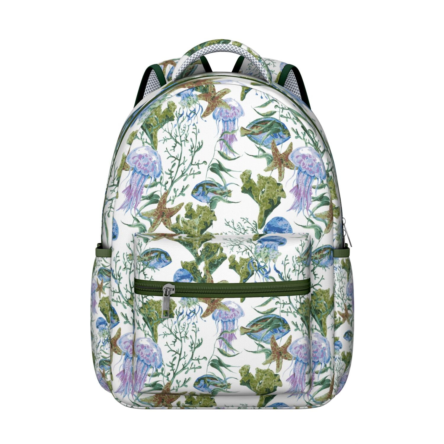 Marine-Themed School Backpack - Waterproof & Ergonomic Bookbag with ...