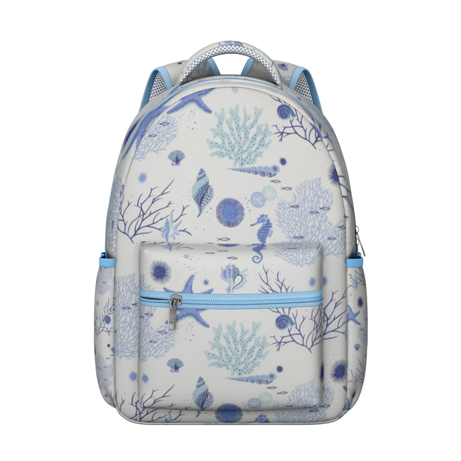 Marine-Themed School Backpack - Waterproof & Ergonomic Bookbag with ...