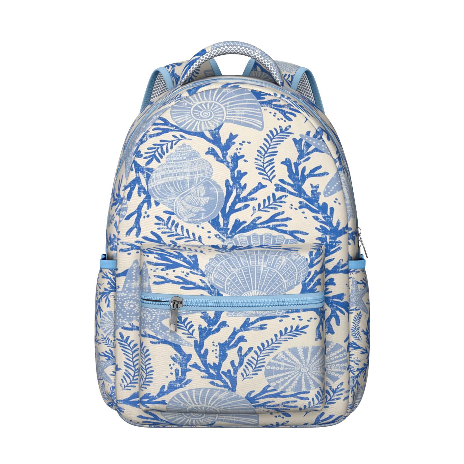 Marine-Themed School Backpack - Waterproof & Ergonomic Bookbag with ...