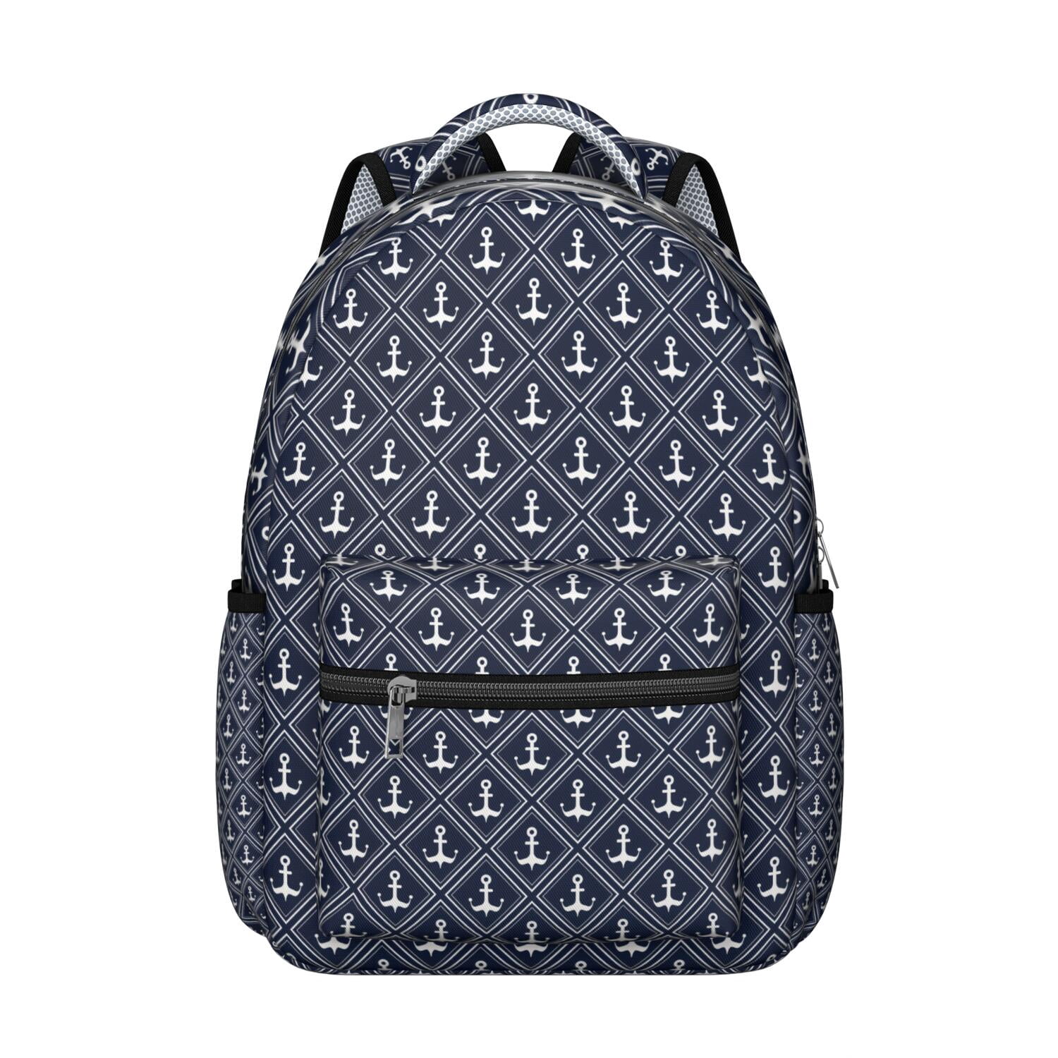 Marine Themed Waterproof Backpack - Spacious Organized Storage with ...