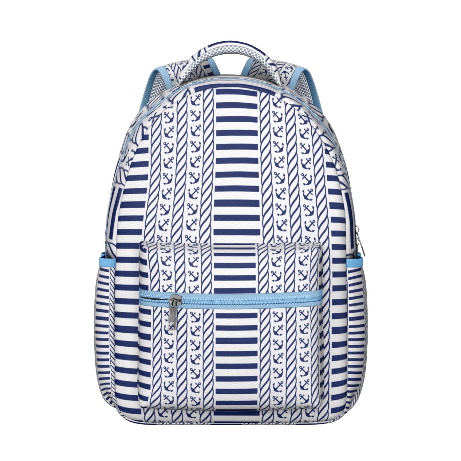 Marine Themed Waterproof Backpack - Spacious Organized Storage with ...