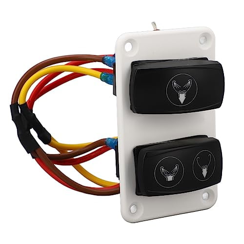 Marine Toilet Switch Panel, DC12 24V Marine Toilet Control Panel Switch ...