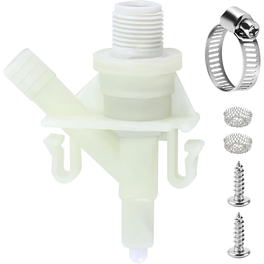 Marine Toilet Water Flow Control Valves Set Plastic Water Valves Set ...