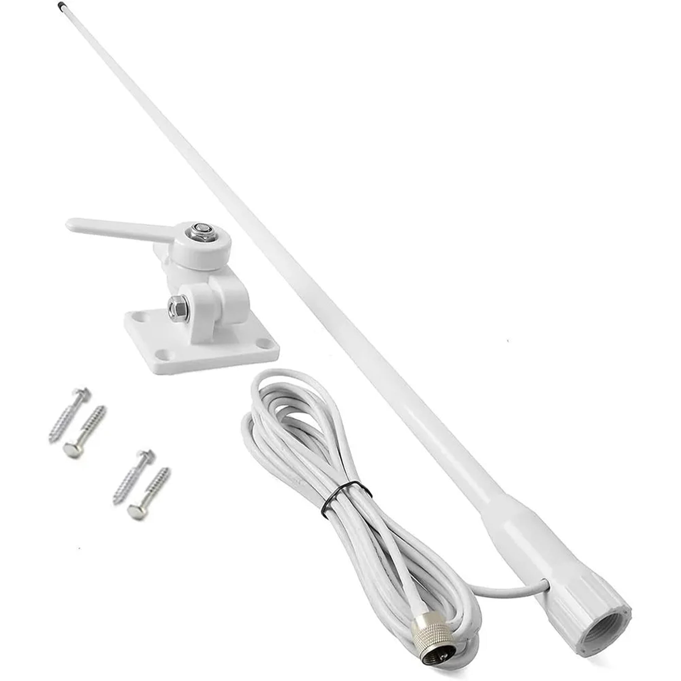 Marine VHF Radios Antenna for Boat, for Horizon Icom Cobra ham Radios, 7meters RG-58U Cable ...