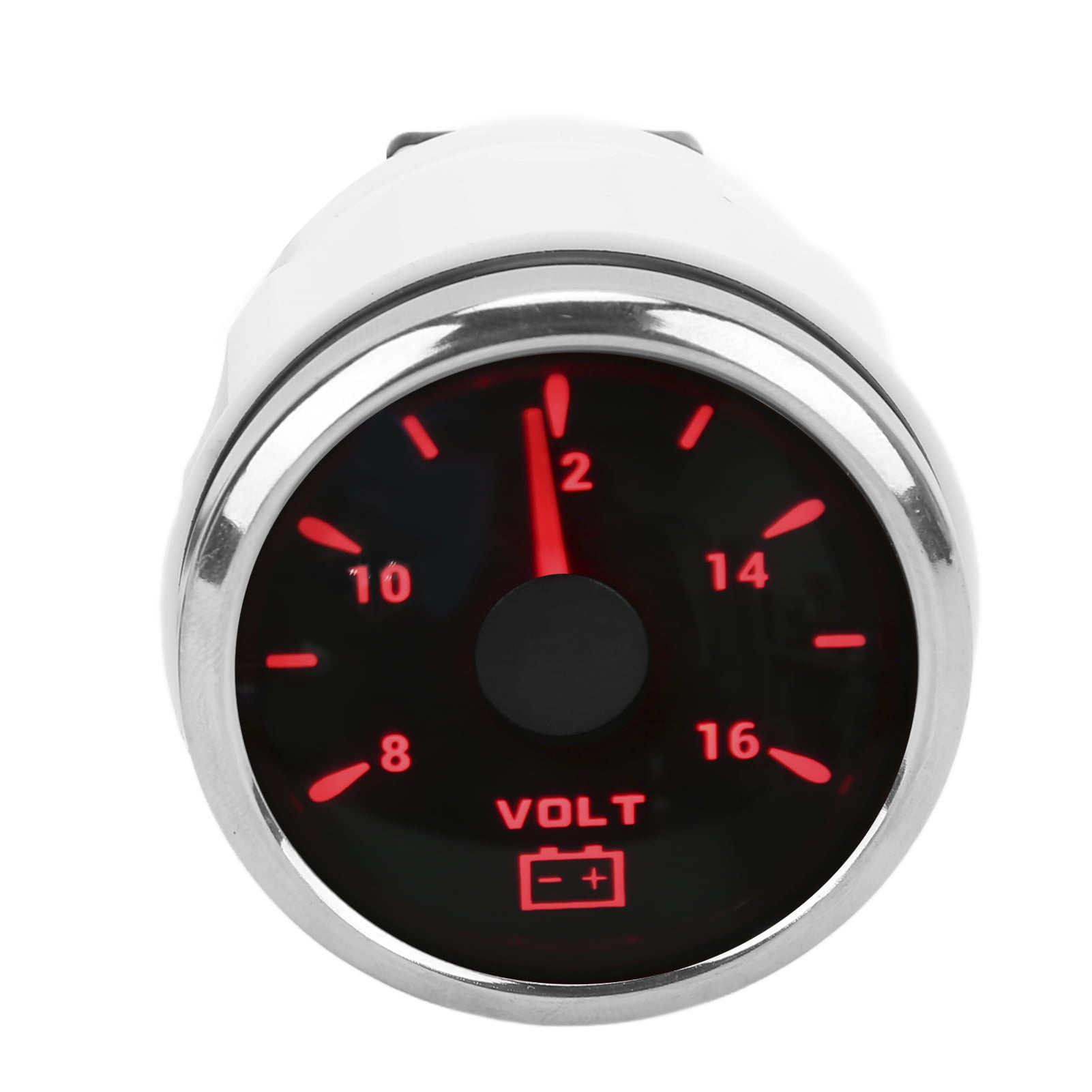 Marine Voltage Gauge, Boat Voltmeter 7 Colors Backlight For Yachts For ...