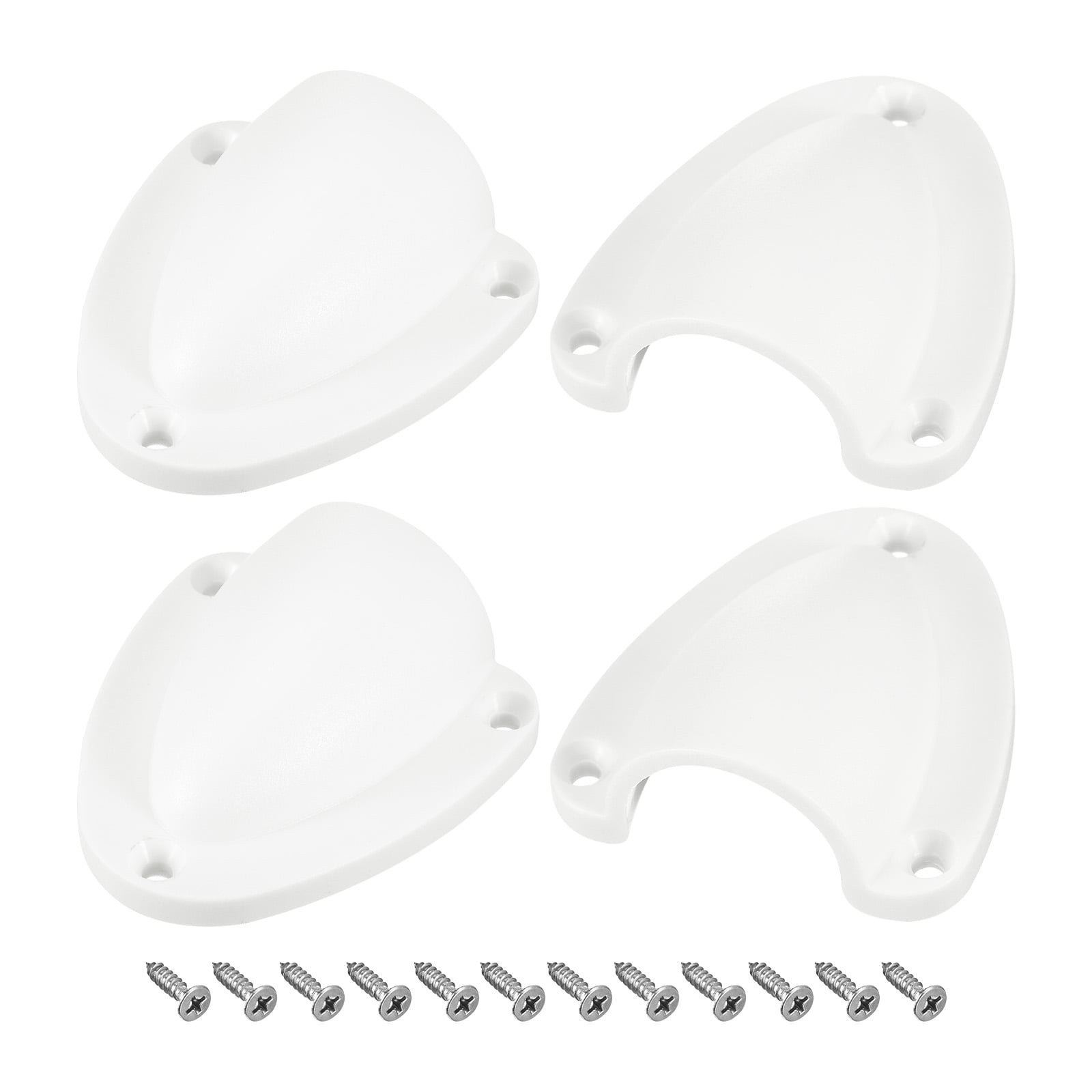 Marine Wire Cable Vent Cover, 4 Pack - Nylon Clamshell Hose Vent Cover ...