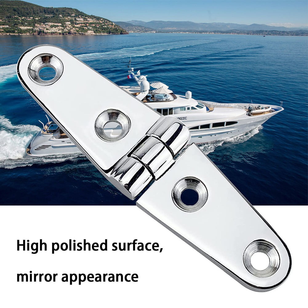 Marine grade stainless steel hinge strap butt hinges 316 A4 hatch door ...
