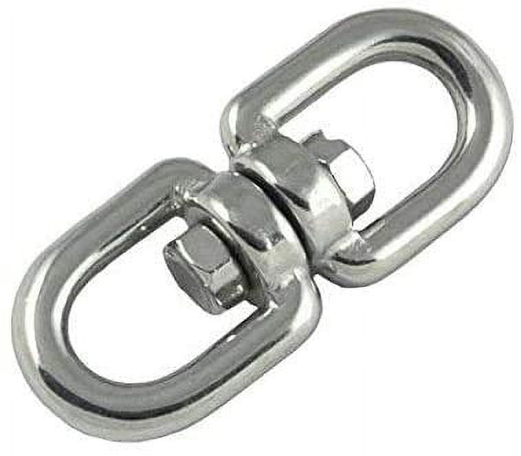 MarineNow 316 Stainless Steel Anchor Swivel Eye - Eye Connector (13mm ...