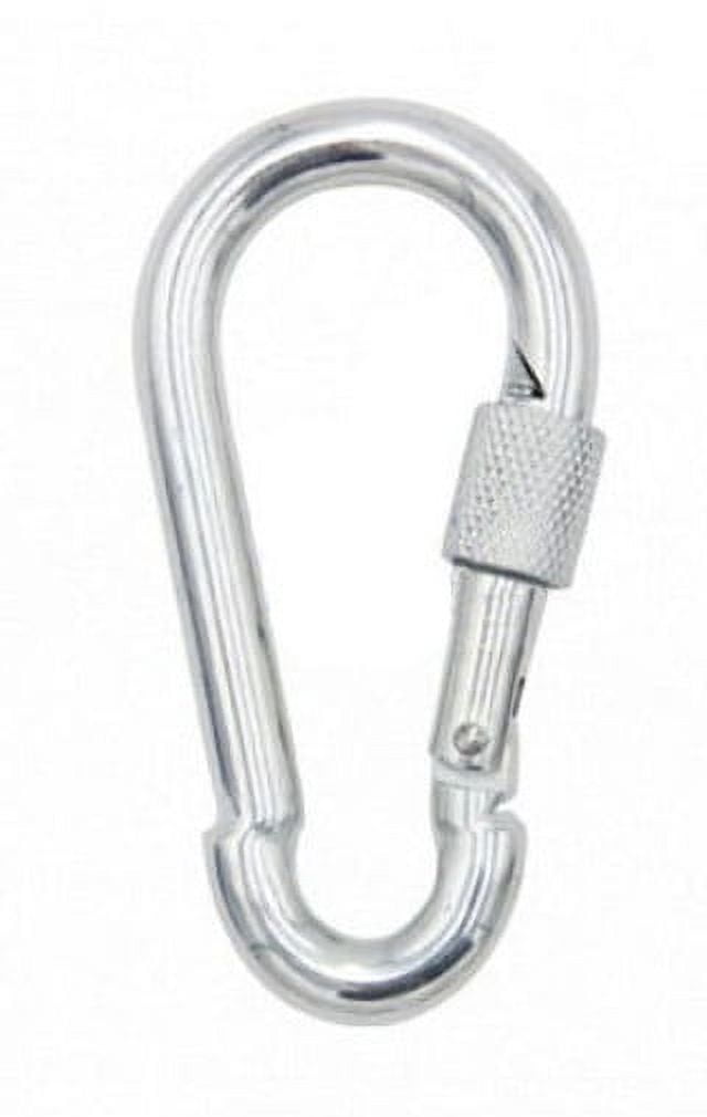 MarineNow Galvanized Spring Snap Hook Carabiner with Thumb Lock Safety ...