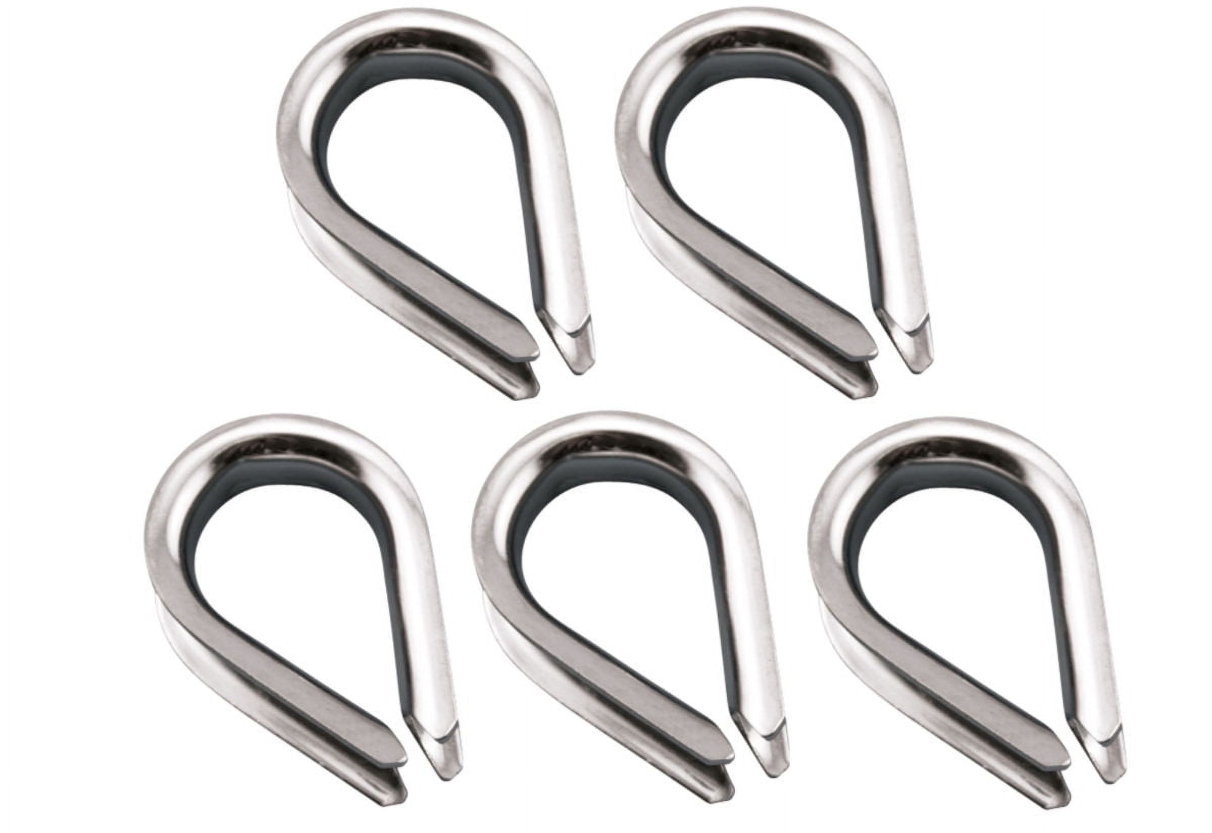 MarineNow Marine Wire Rope Thimble 316 Stainless Steel Choose Size and ...