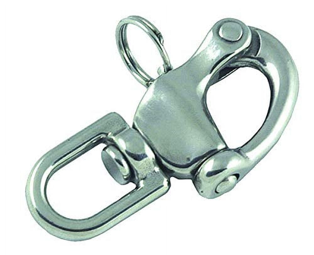 MarineNow Stainless Steel 316 Swivel Eye Bail Snap Shackle Marine Grade ...