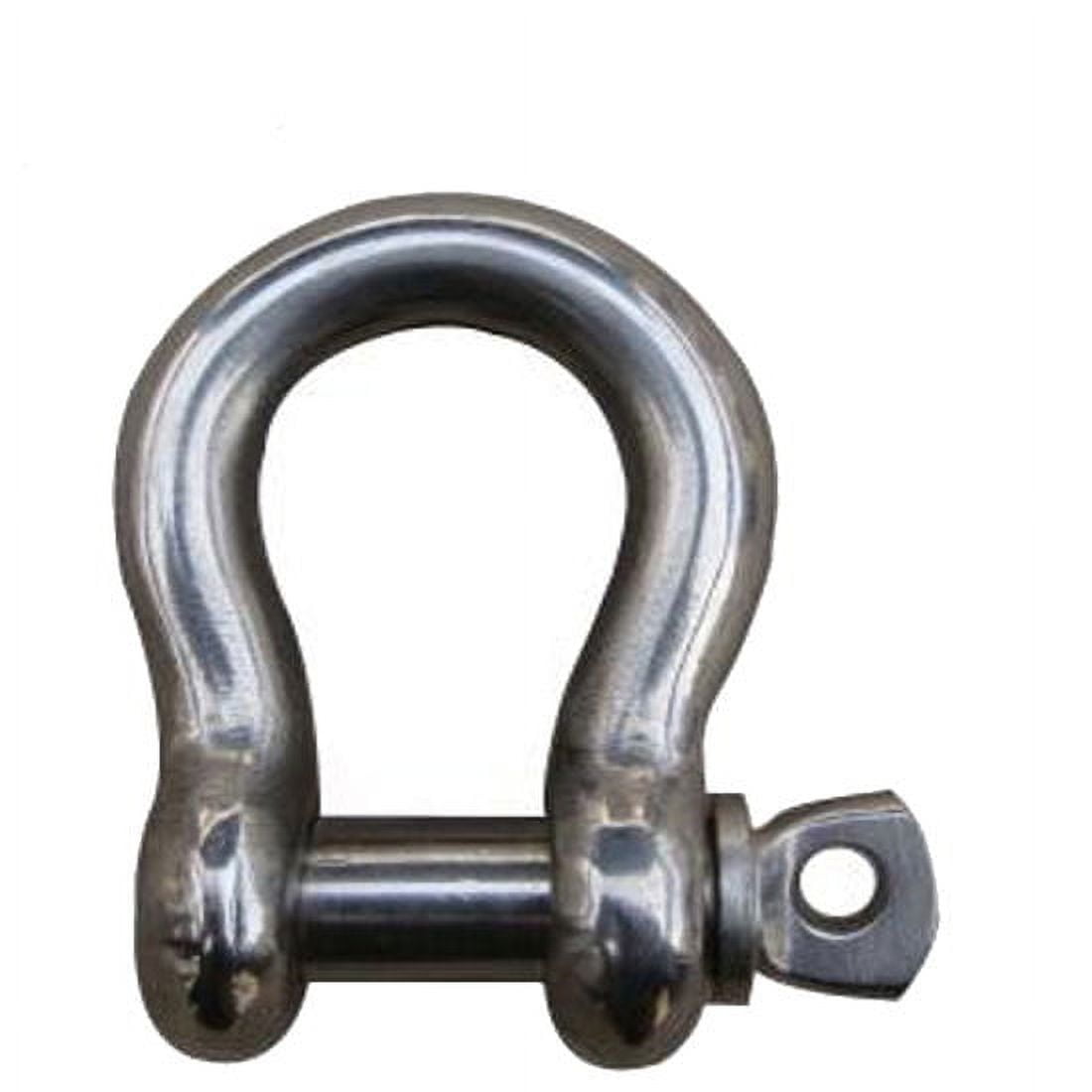 MarineNow US Type 316 Stainless Steel Bow Shackle with Over Size Screw ...