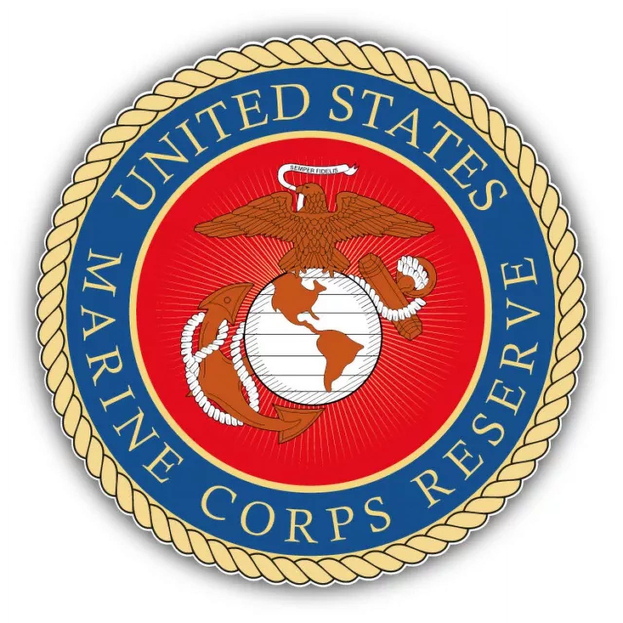 Marinecorps Reserve Seal Sticker Phone Decal Water Bottle Stickers Car ...