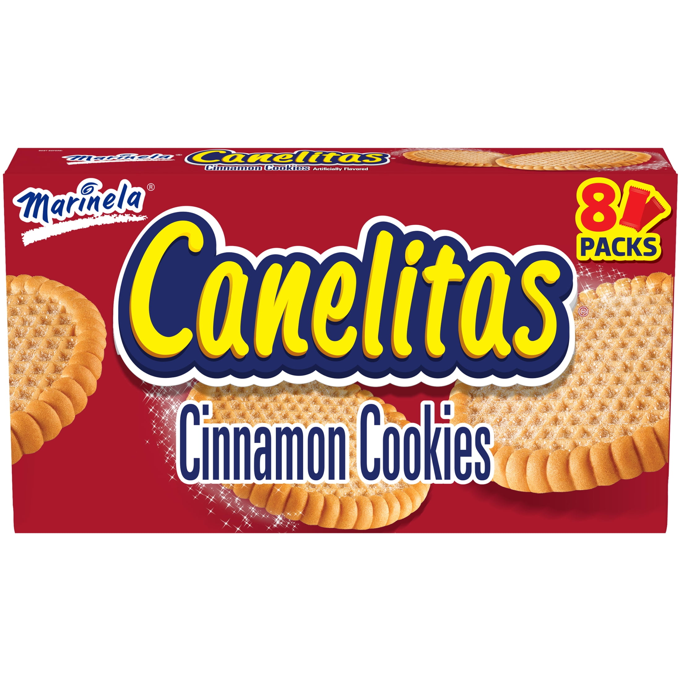 Marinela Canelitas Cinnamon Cookies, 8 packs, Cookies, 16.96 oz (Pack ...