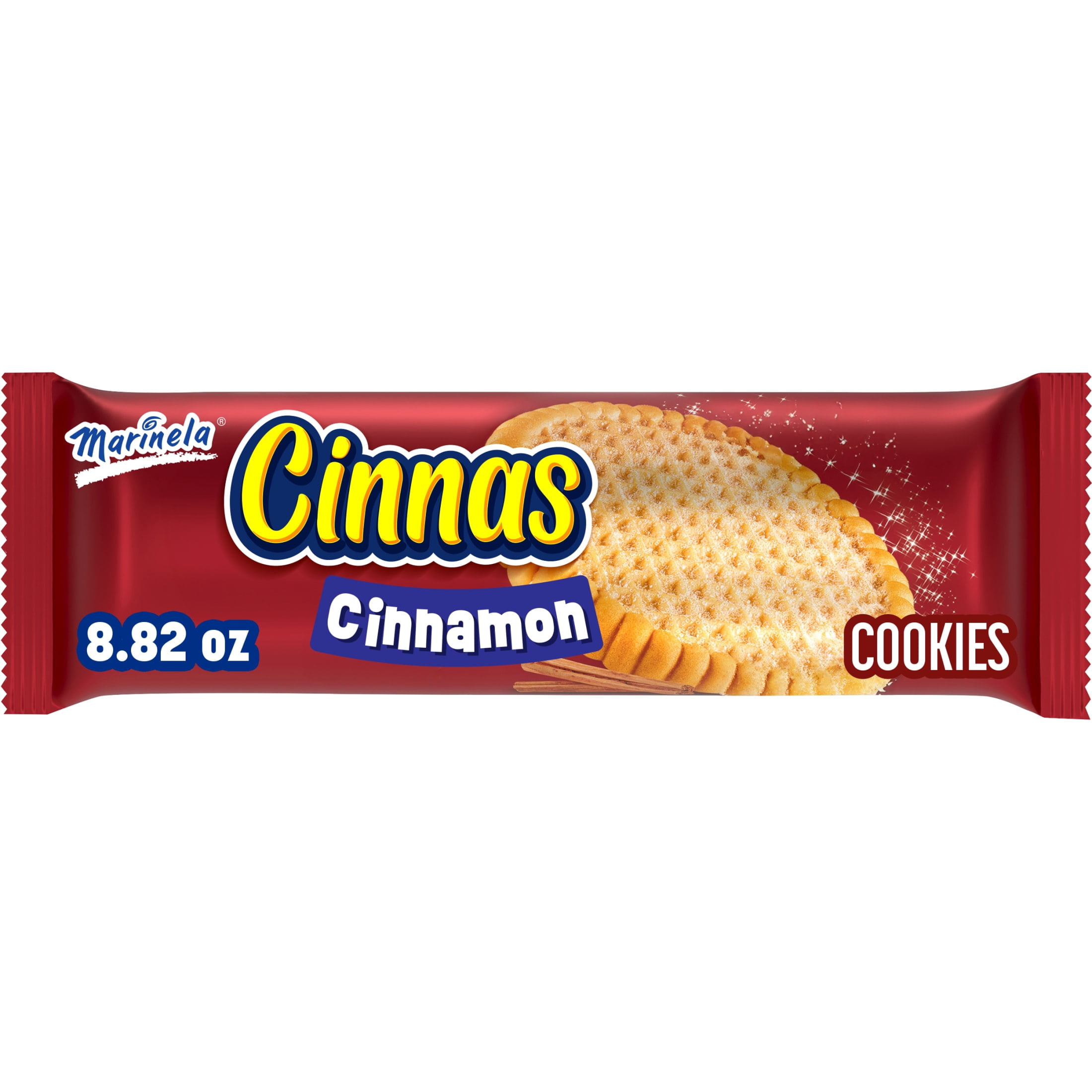 Marinela Cinnas Cinnamon and Sugar Cookies, 8.82 oz Bag, Sweet Snack ...