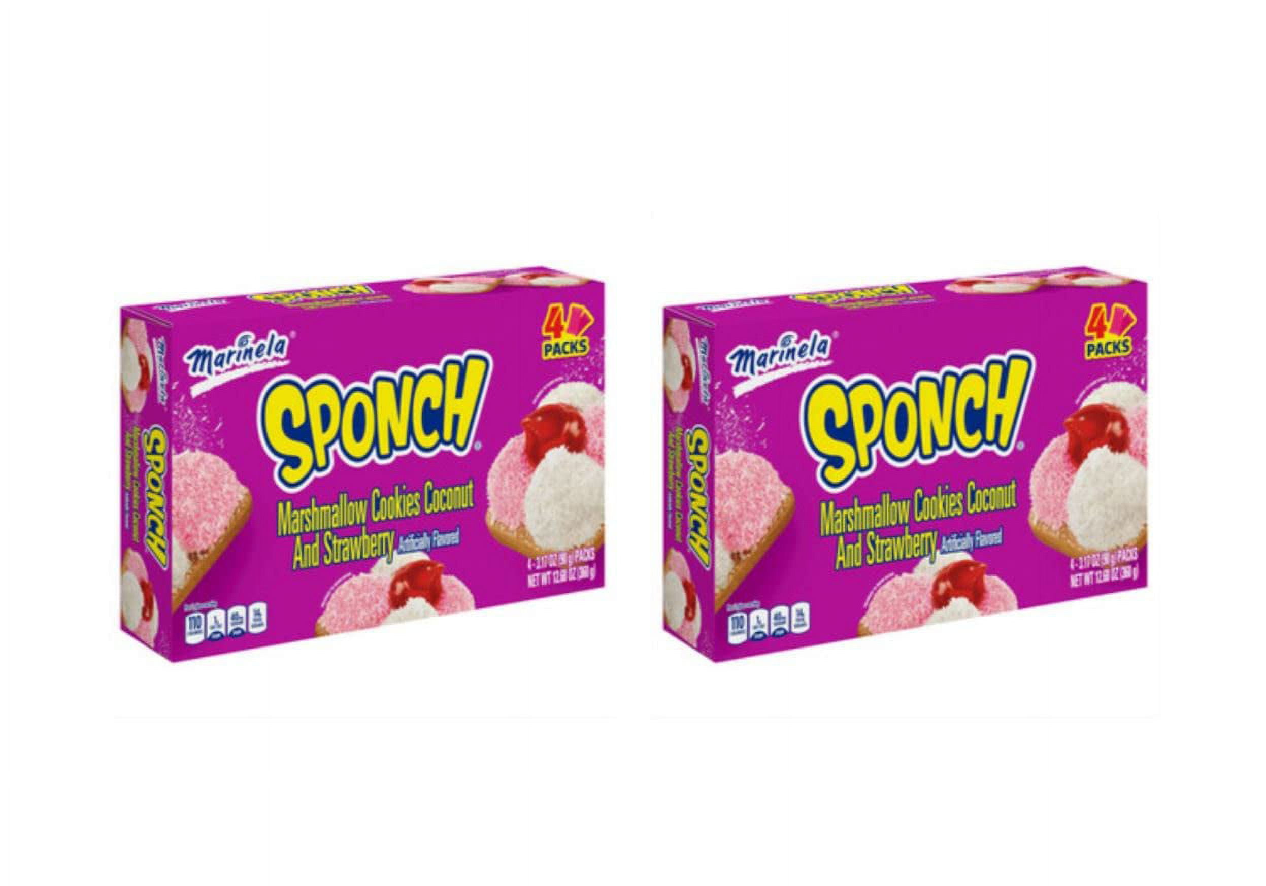 Marinela Sponch Marshmallow Cookies | 2 Pack | 8 Count - Walmart.com