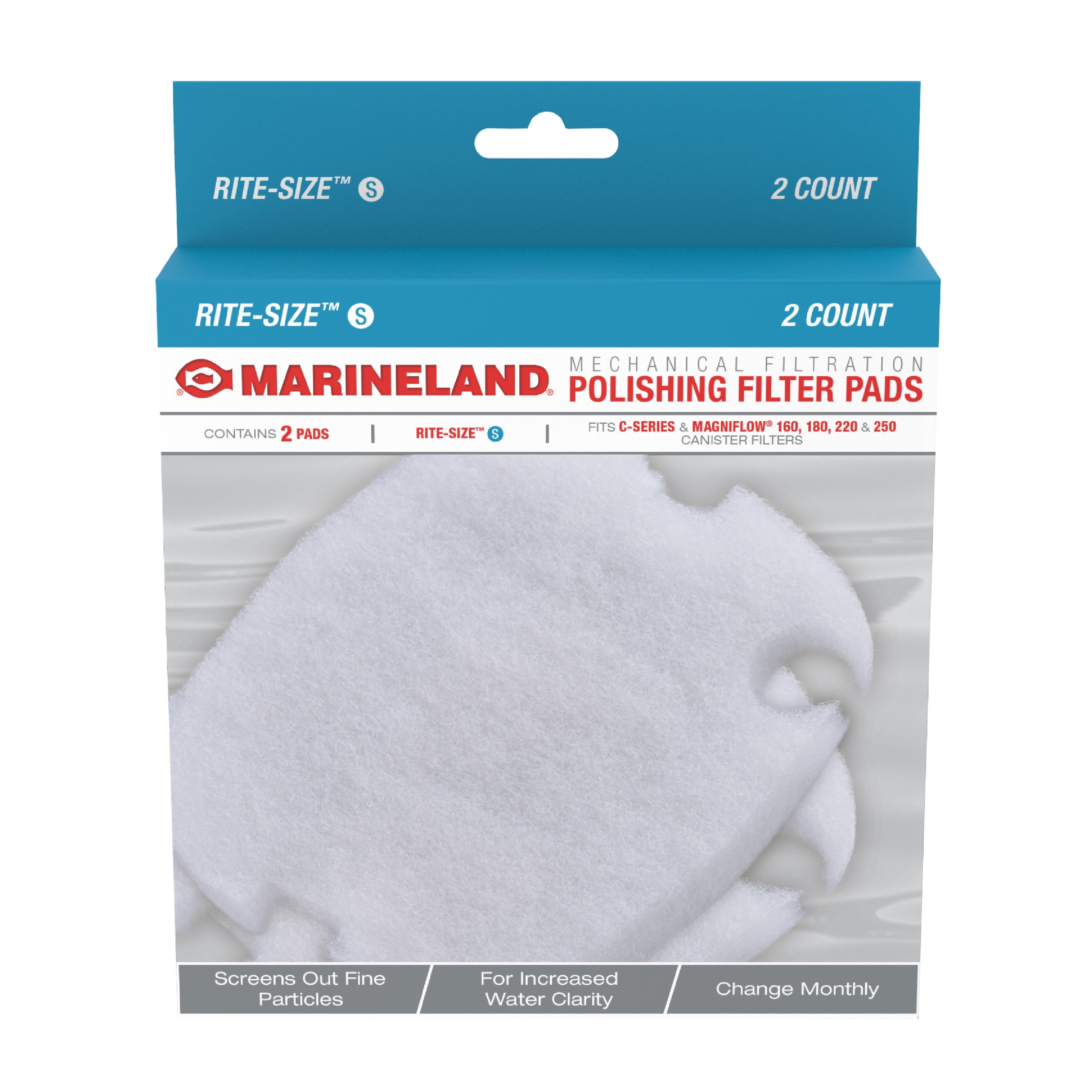 Marineland Polishing Filter Pads, Mechanical Aquarium Filtration, Rite ...