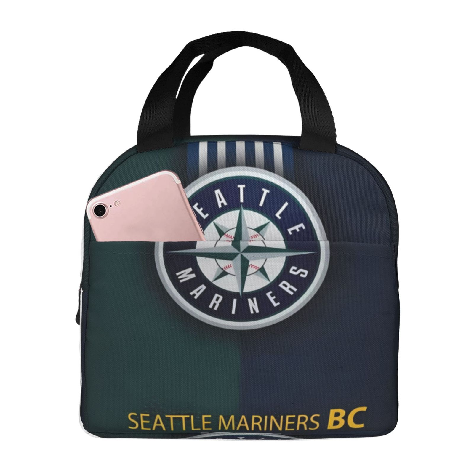 Mariners Baseball Team Campus Insulated Lunch Bag, Leak-Proof Lunch Box ...