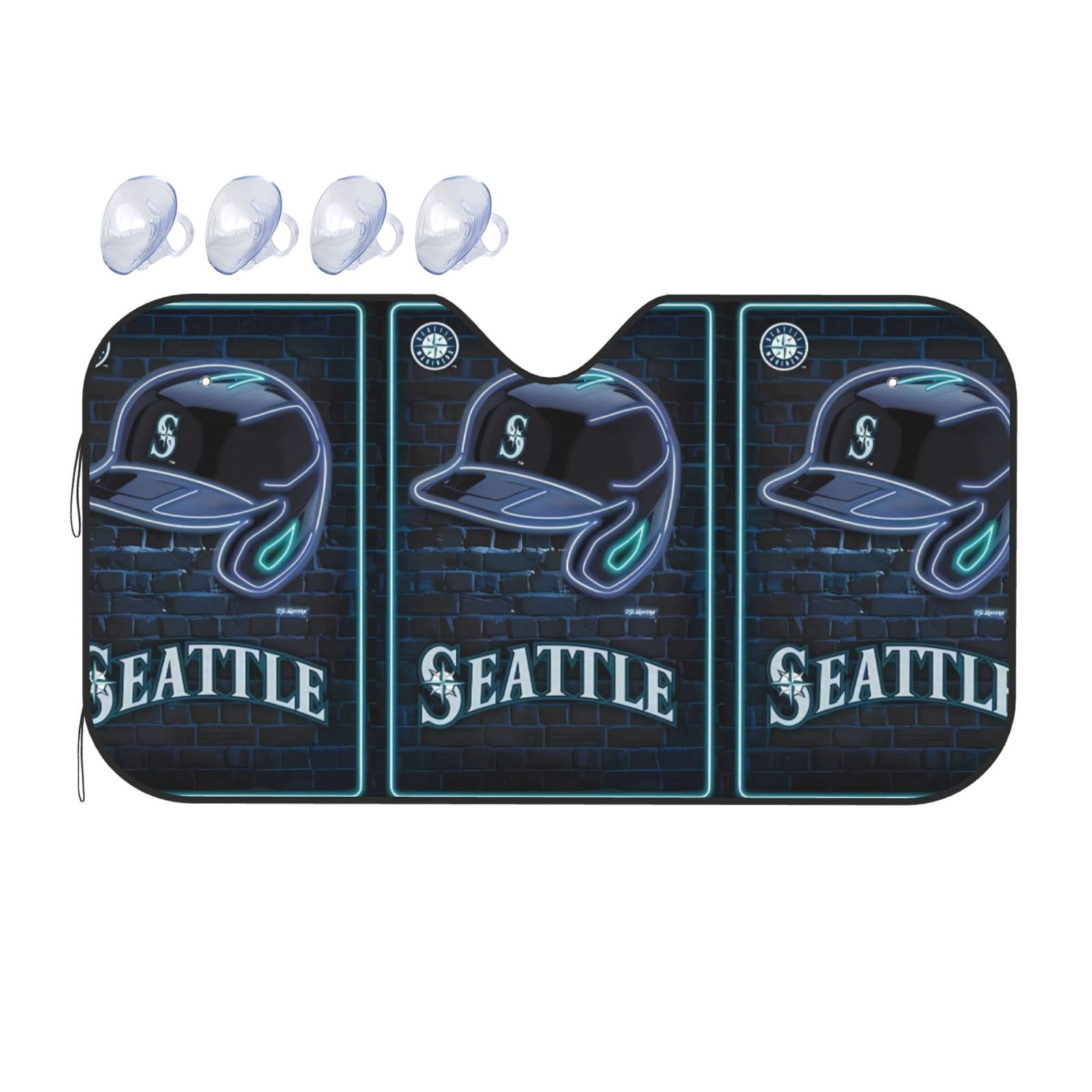 Mariners Car Windshield Sun Shade Foldable Front Windshield Shade for ...