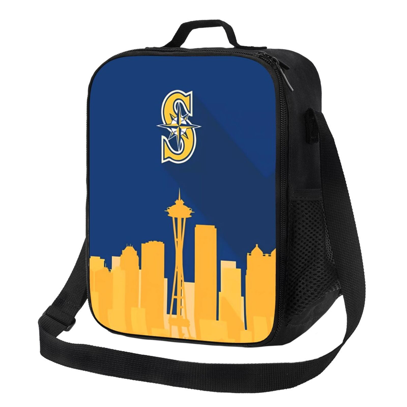 Mariners Custom Campus One Shoulder Insulated Lunch Bag Unisex Baseball ...