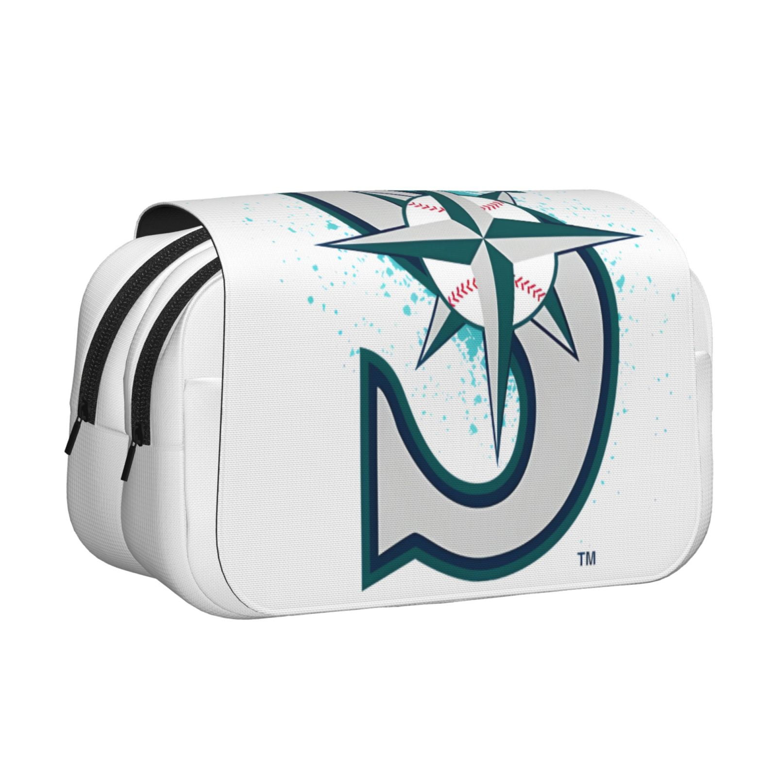 Mariners Double Clamshell Pen Case Holder Bulk Soft Box Large Storage ...