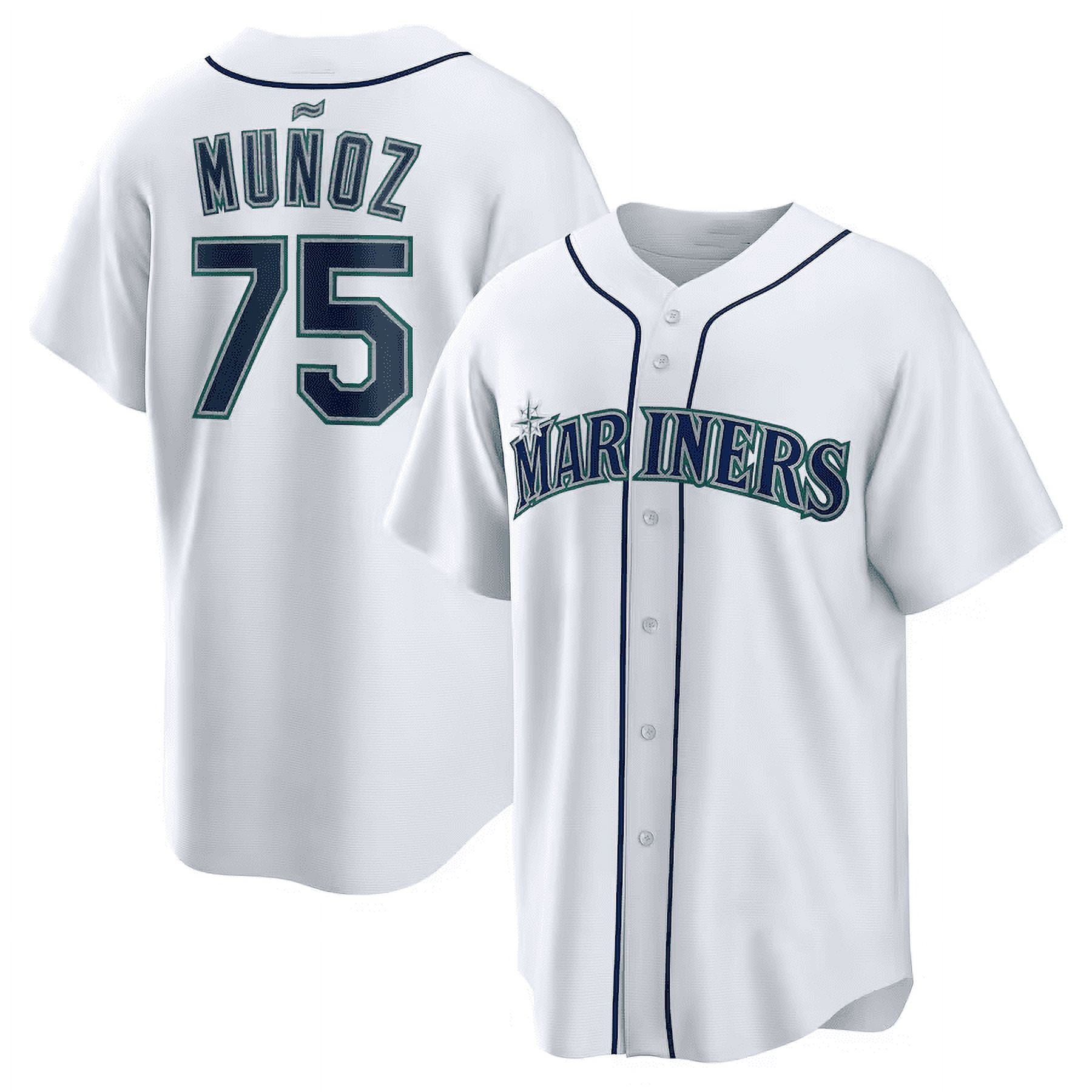 Mariners Shirt Andrés Muñoz#75 Baseball Team Sports Home Limited ...