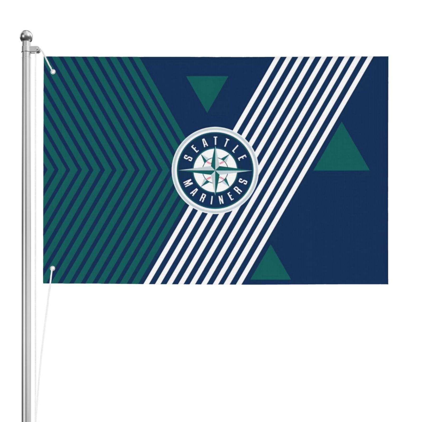 Mariners Three Layer personalized Double Sided Flag Football Fans ...