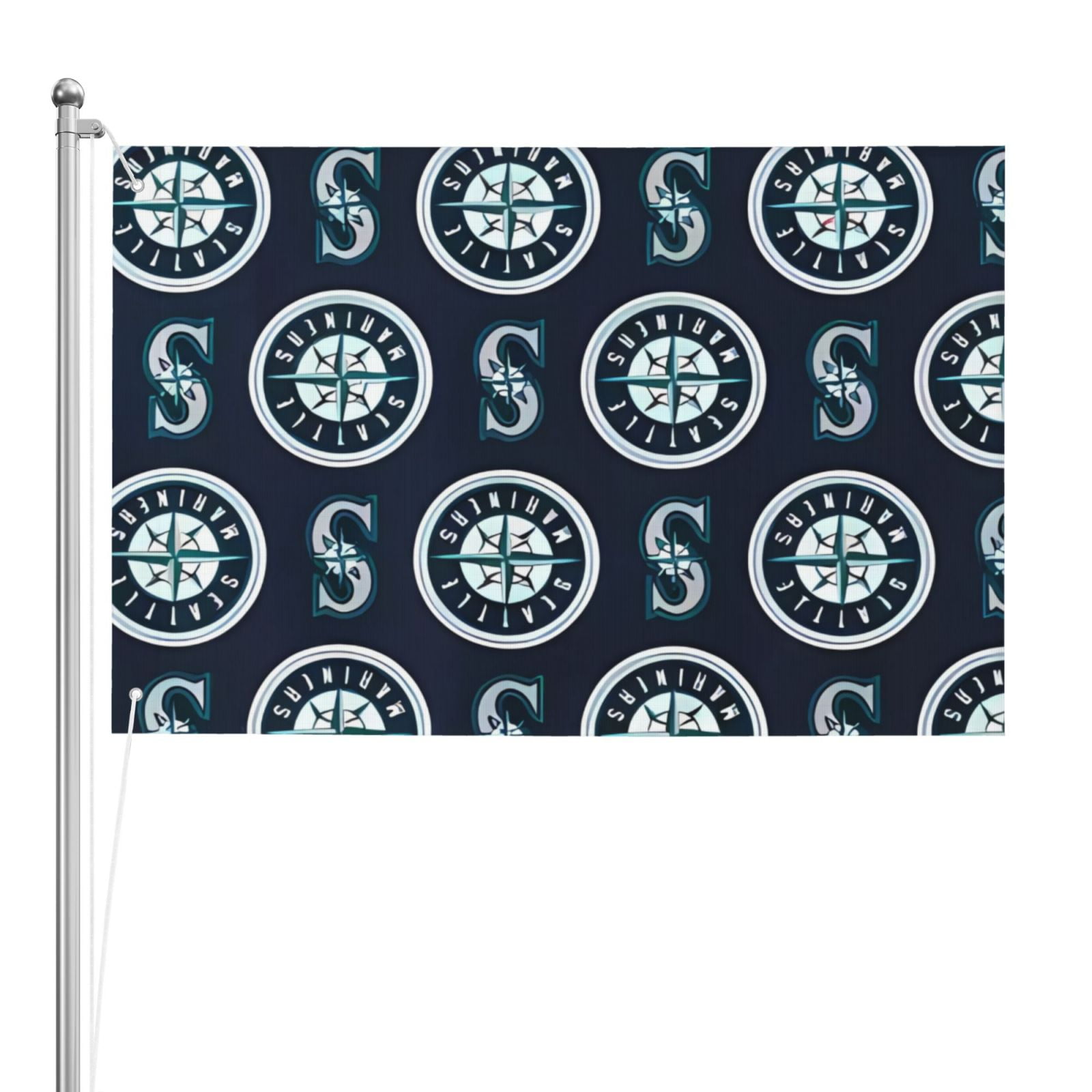 Mariners Three Layer personalized Double Sided Flag Football Fans ...