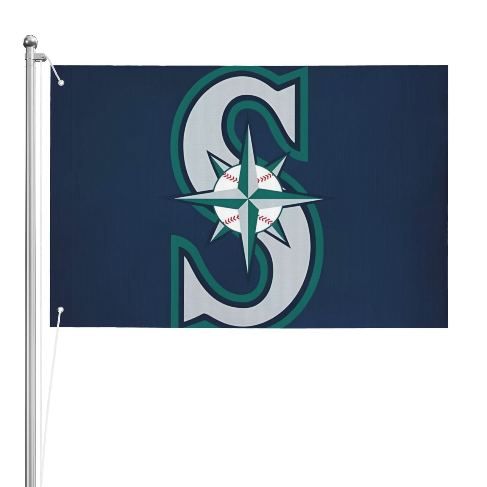 Mariners Three Layer personalized Double Sided Flag Football Fans ...