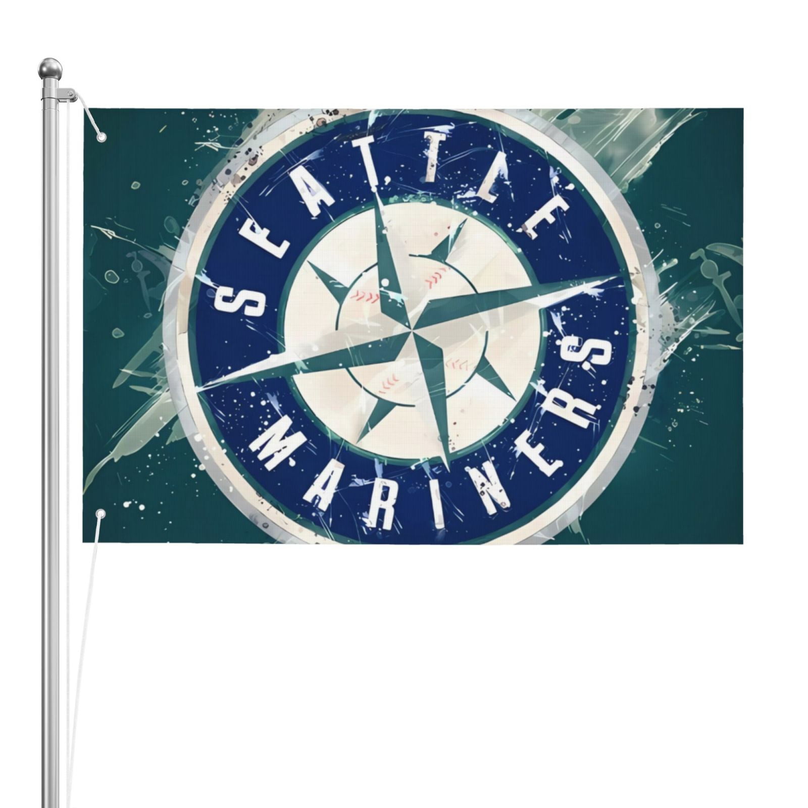Mariners Three Layer personalized Double Sided Flag Football Fans ...