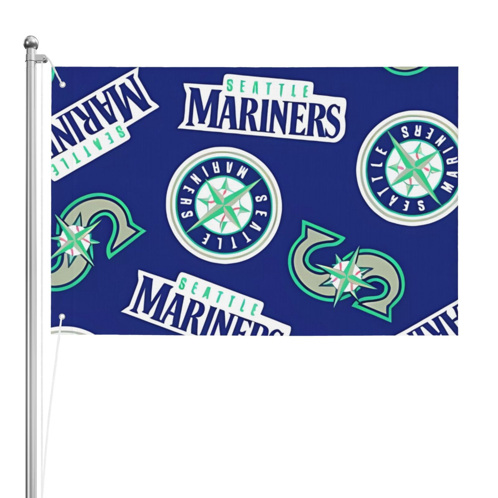 Mariners Three Layer personalized Double Sided Flag Football Fans ...