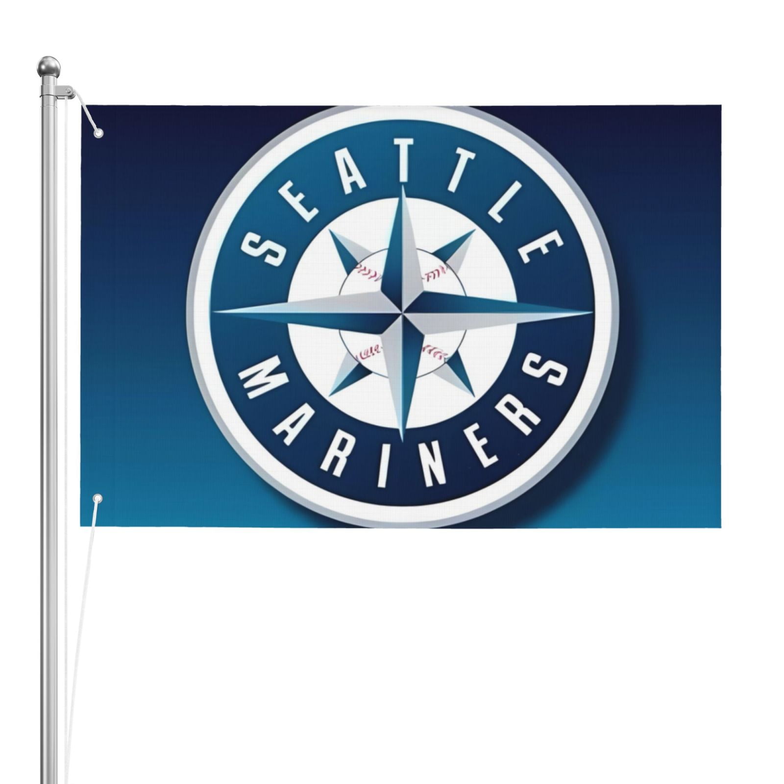 Mariners Three Layer personalized Double Sided Flag Football Fans ...