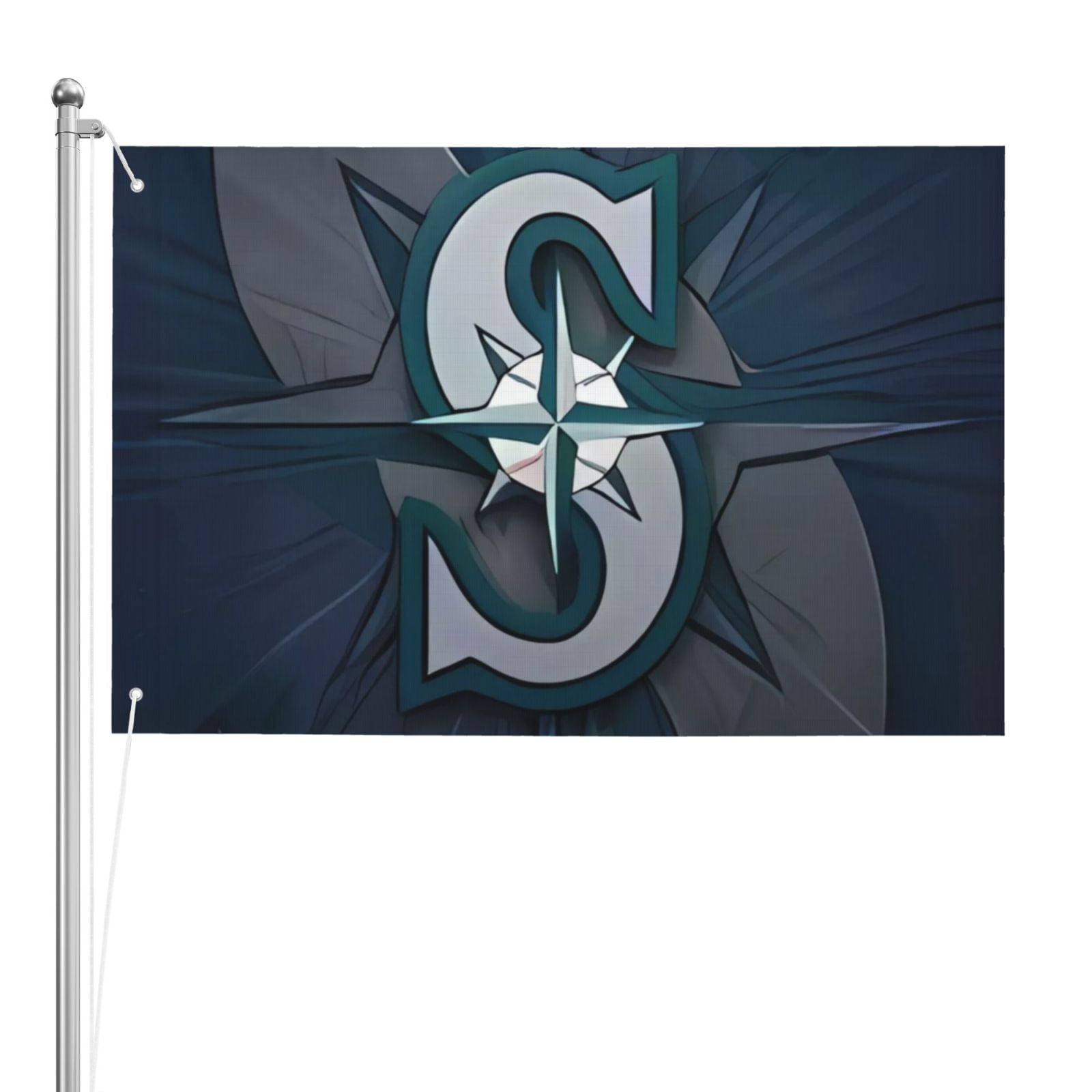 Mariners Three Layer personalized Double Sided Flag Football Fans ...