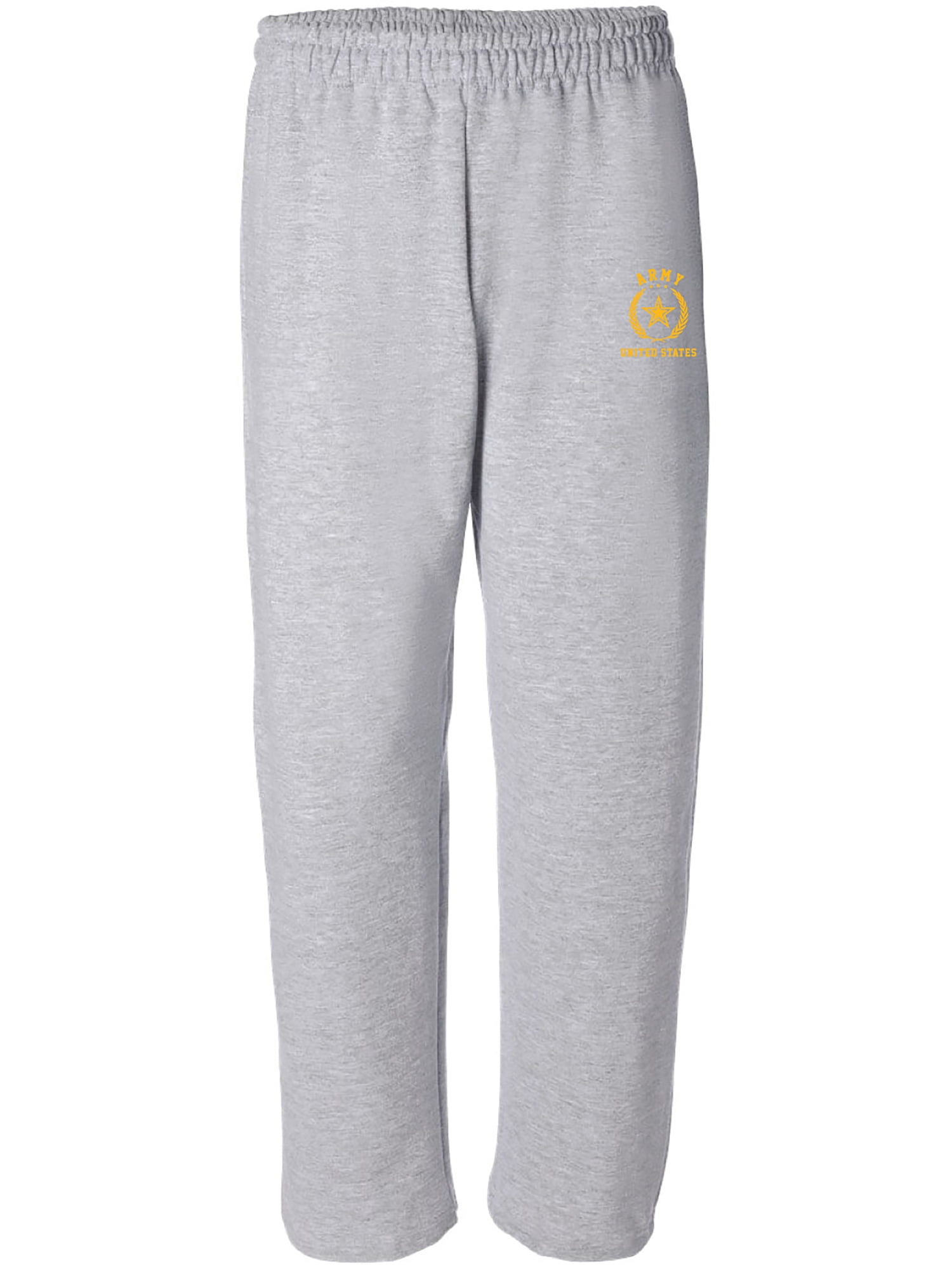 Marines Gold Crest Open Bottom Sweatpants with gold print - Walmart.com